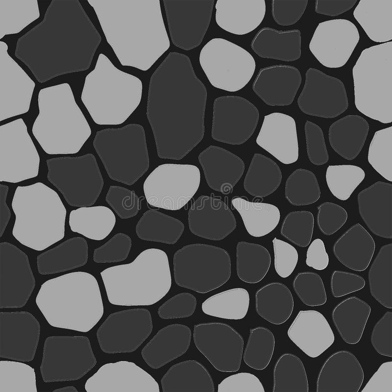 Stone Tile Masonry Graphic Line Patern Seamless Hand Drawn Print ...