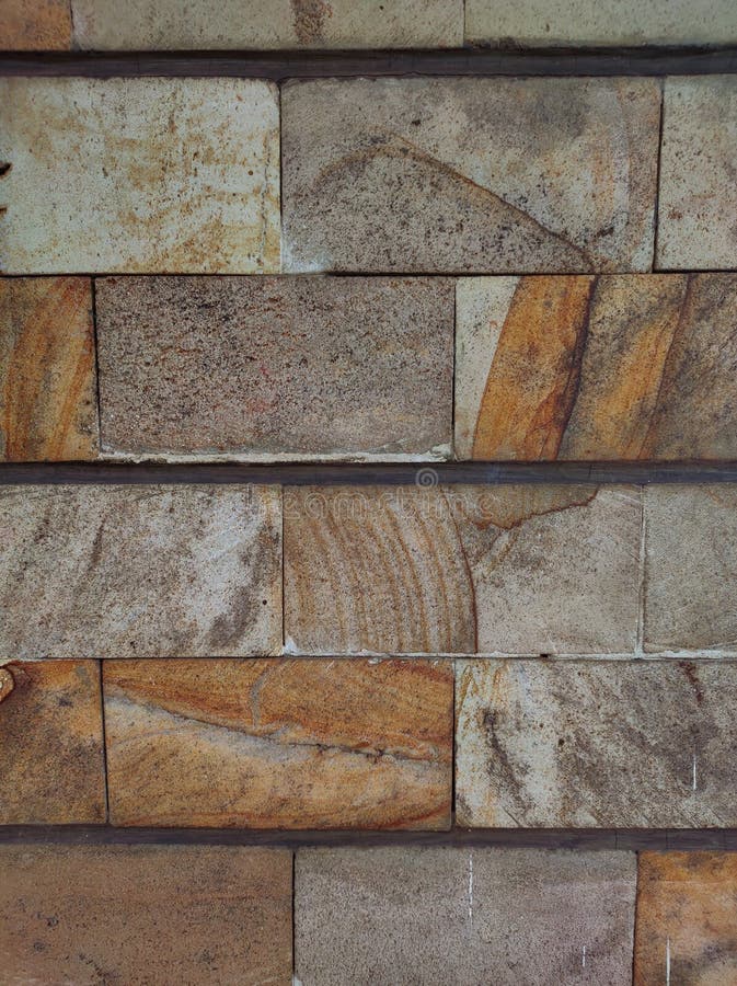 Stone Tile on the Wall Interior Houses Stock Photo - Image of flooring ...