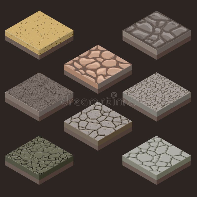 Stone tiles kit stock vector. Illustration of jpeg, seamless - 69340949