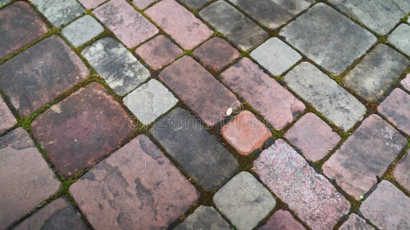 Stone Tiles Pattern, Texture Background, Slow Panoramic Motion Stock ...