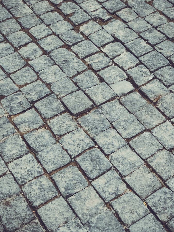 A stone paved road stock photo. Image of colors, background - 7258620