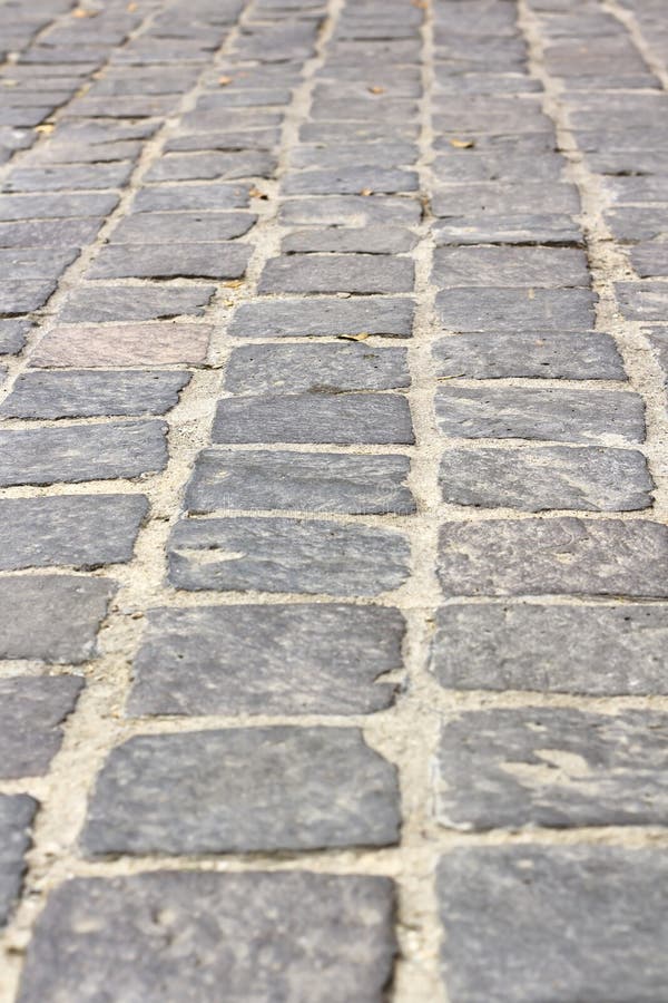 Stone Tiles on Pedestrian Pathway Stock Image - Image of grungy ...