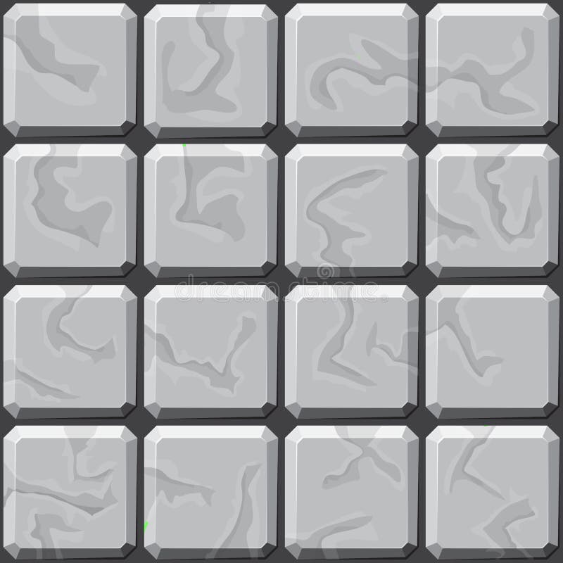 Stone Tiles Seamless Pattern Stock Vector - Illustration of graphic ...