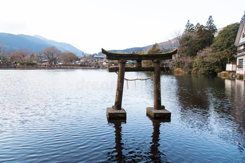 Stone torii stock image. Image of famous, nippon, shrine - 65276235