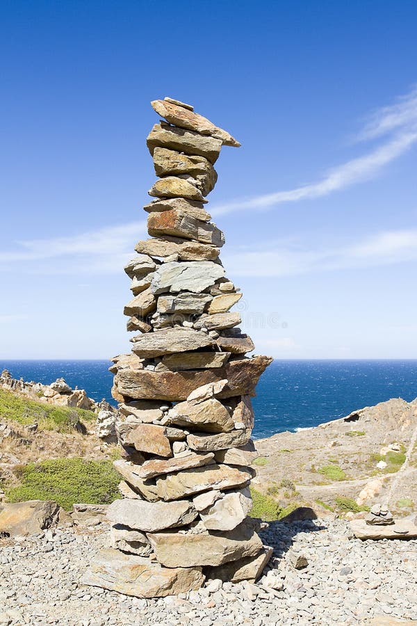 Stone tower stock photo. Image of rocks, nature, mediterranean - 33223666