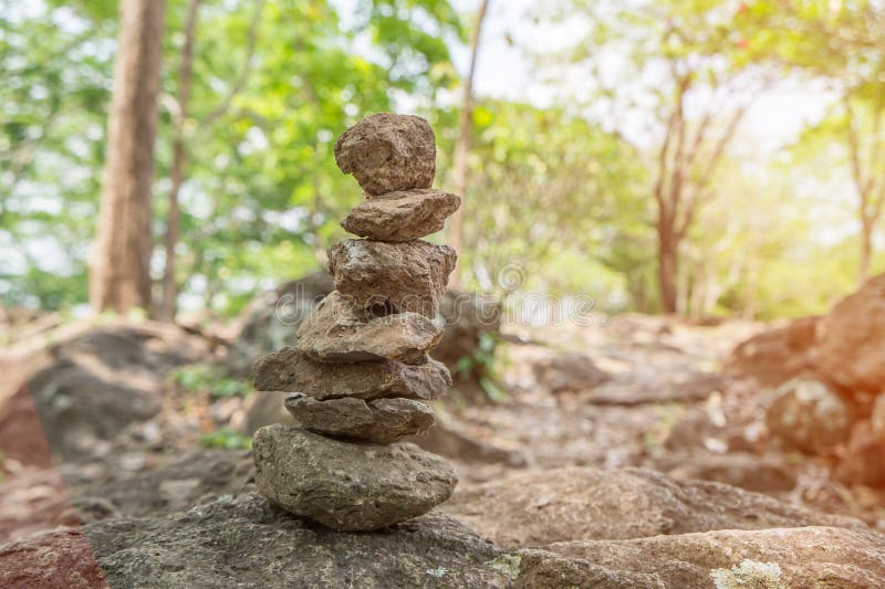 Stone tower in a forest stock image. Image of tower, forest - 92212183