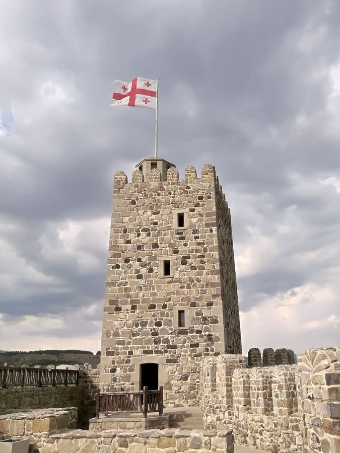 Akhaltsikhe (Rabati) Castle in Georgia. Stock Photo - Image of textured ...