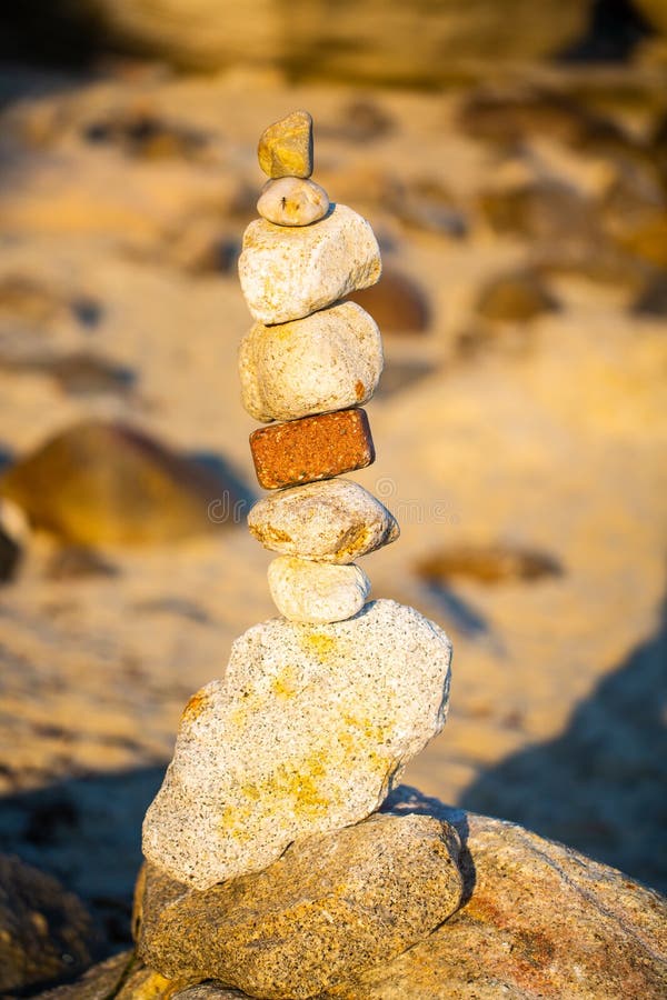 Zen Balance for Inner Beauty Stock Image - Image of mineral ...