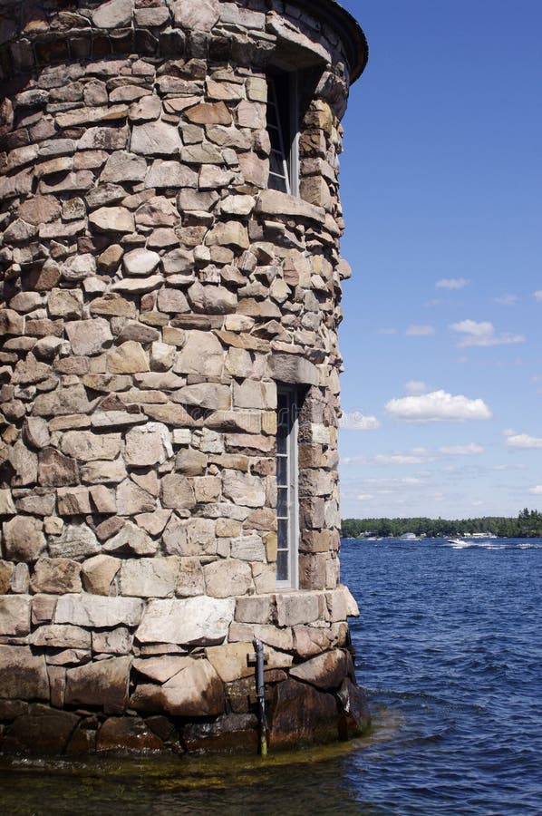 Stone tower stock image. Image of water, castle, brown - 70784529