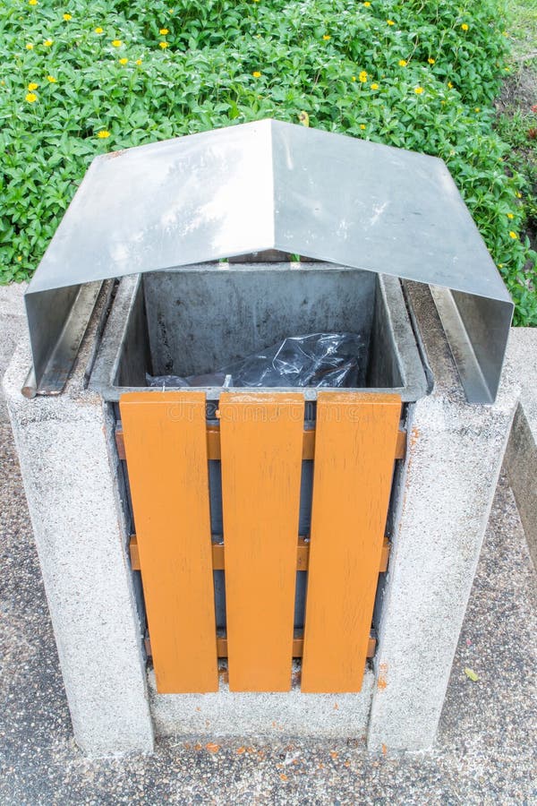 Stone trash stock photo. Image of reusable, container - 44601714