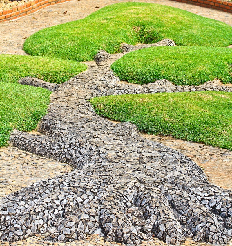 Stone tree stock image. Image of park, ancient, grass - 38273791