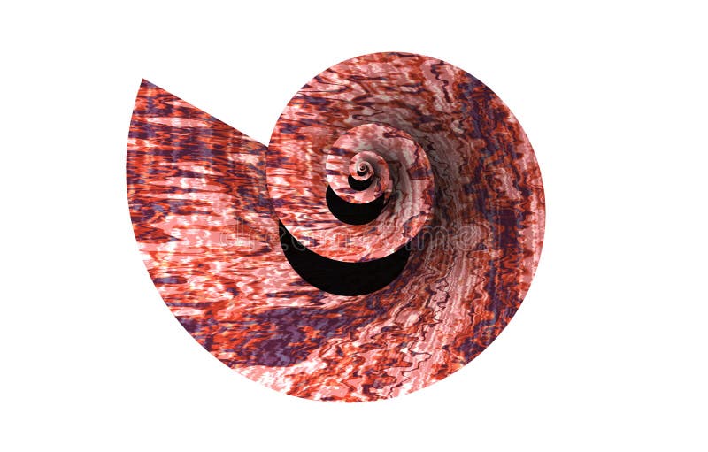 Stone turned snail shell stock illustration. Illustration of horn ...