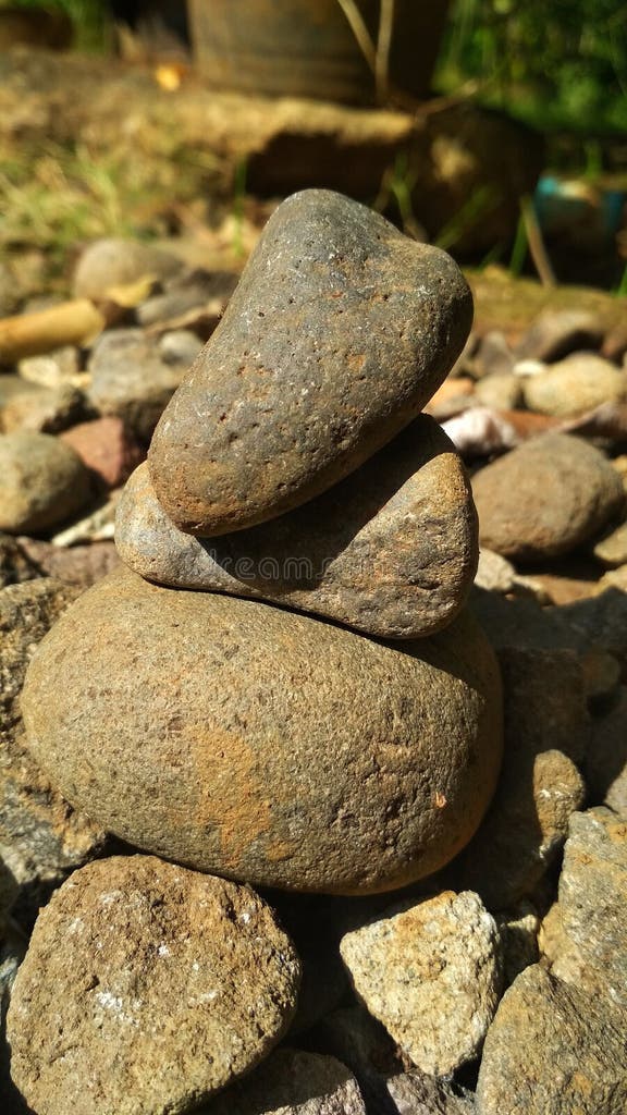 Stone under the sunshine stock image. Image of trunk - 185722415