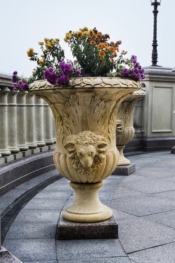 Stone vase stock photo. Image of stone, garden, park - 51400220
