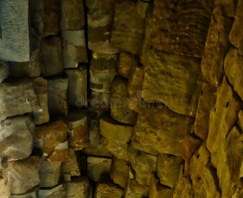 Stone Vault of an Old Building. Ancient Stonework Stock Photo - Image ...