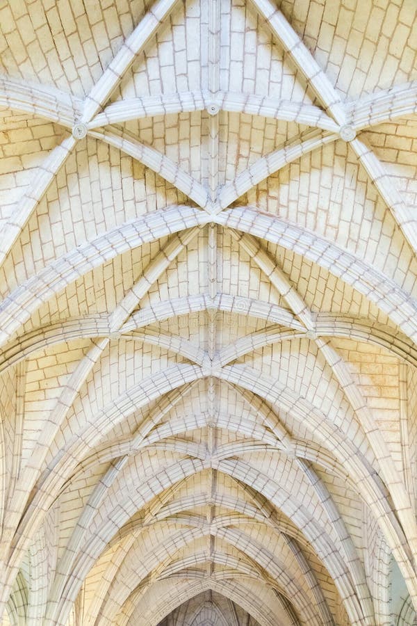 Stone Vault of the Temple from Below. Stock Photo - Image of interior ...