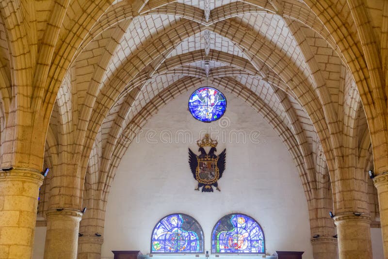 Stone Vault of the Temple from Below. Stock Photo - Image of saint ...