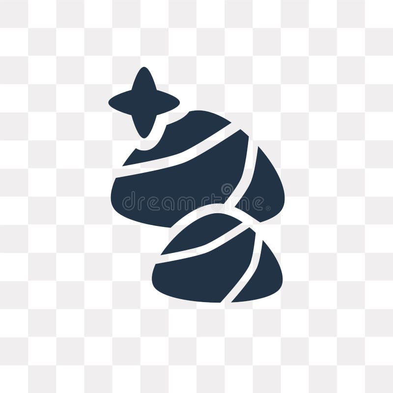 Stone Vector Icon Isolated on Transparent Background, Stone Tra Stock ...