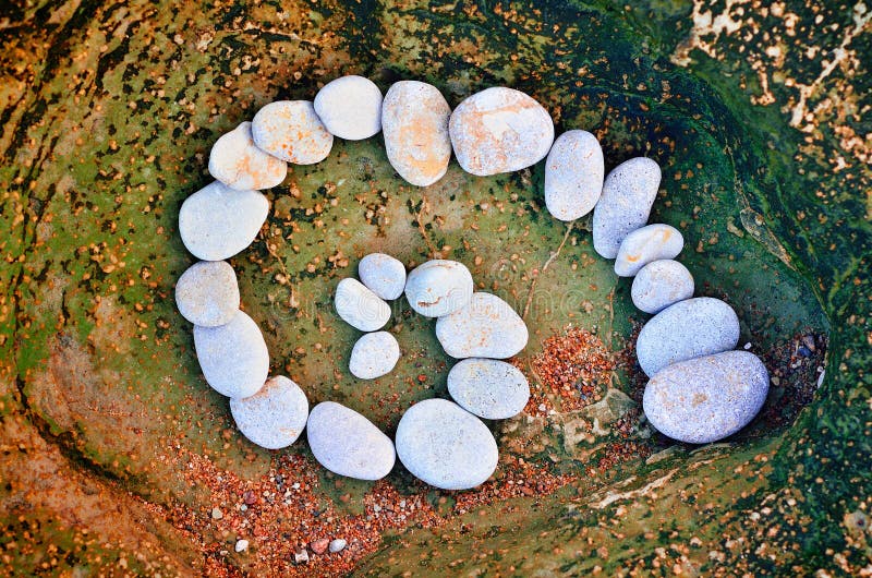 Stone Volute stock image. Image of meditation, nature - 34115939