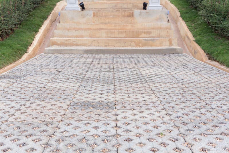 Stone walkway and ladder stock image. Image of environment - 71867841