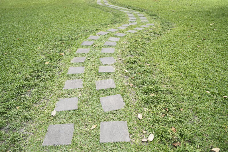 Stone walkway winding stock image. Image of peaceful - 42931329