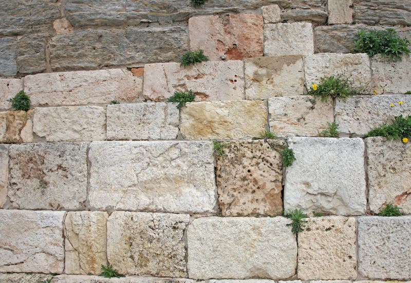 Stone Wall stock image. Image of ordinary, masonry, pieces - 12402241