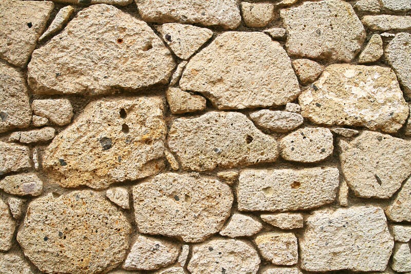 Large Rough Natural Stone Wall - Seamless Texture for Design Stock ...