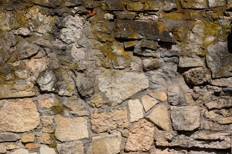 Stone Wall As Background Masonry from Old Stone 1 Stock Photo - Image ...