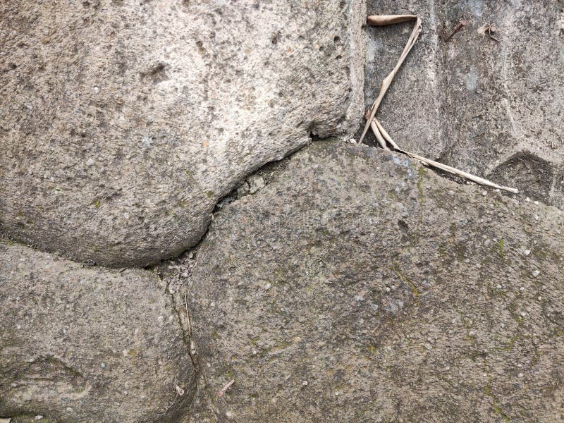 Stone Wall As a Cliff and Road Barrier Nomor 2 Stock Photo - Image of ...