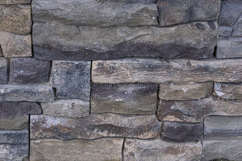 Stone Wall with Assorted Sizes and Colors Texture Stock Photo - Image ...