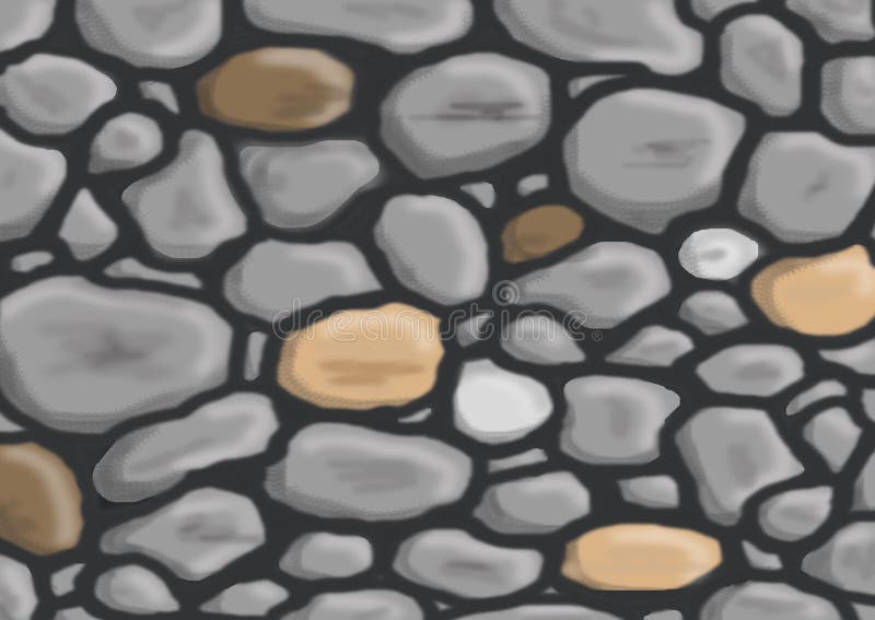 Stone wall or back ground stock illustration. Illustration of brickwork ...
