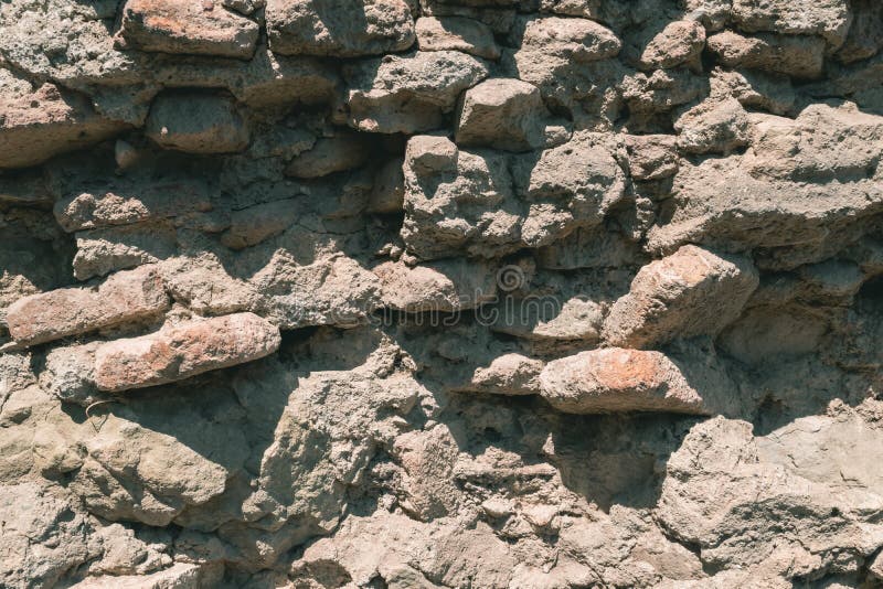 Stone Wall of an Ancient Building. Stone Background Stock Photo - Image ...