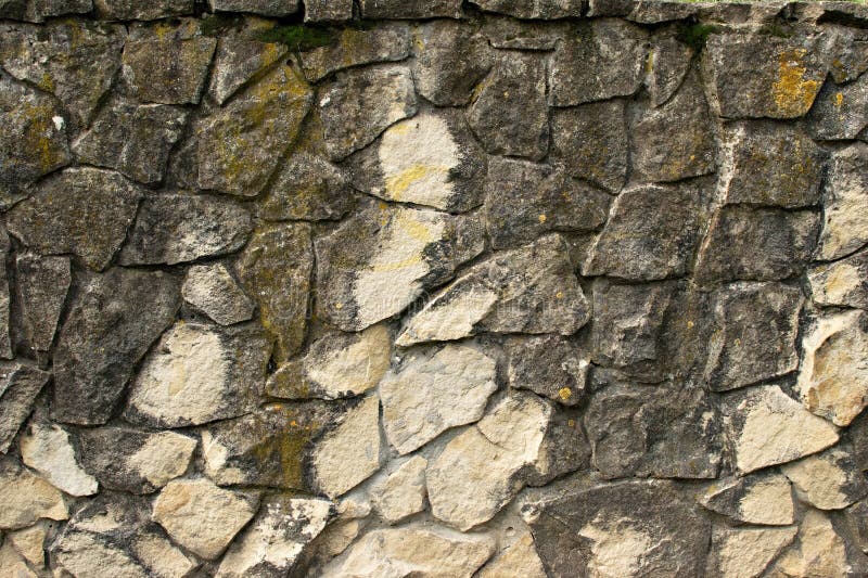 Stone Wall Background. Texture of Large Stones Stock Image - Image of ...