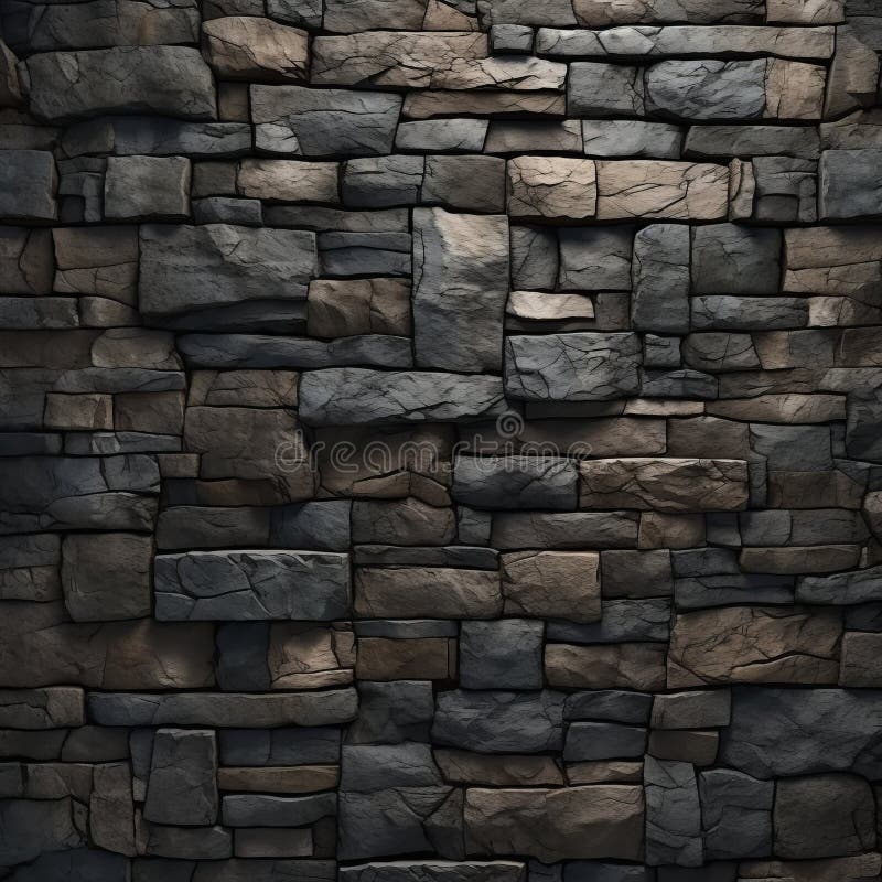 Velvety Medieval Stacked Stone Texture - Detailed and Realistic Stock ...