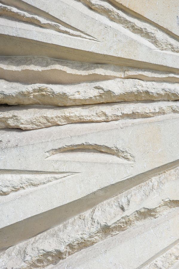 Stone Wall with a Beautiful Abstract Pattern Stock Image - Image of ...