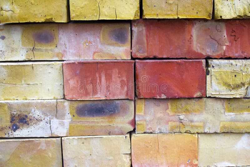 Stone Wall. Brick Wall. the Texture of the Bri Ck Wall is Yellow Stock ...
