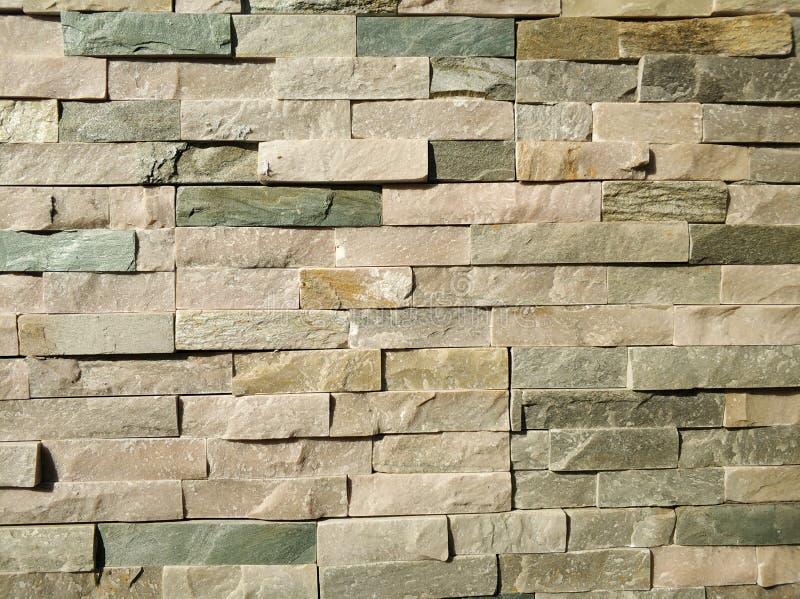 Stone Wall Brick Texture. Seamless Pattern. Background of the Sandstone ...