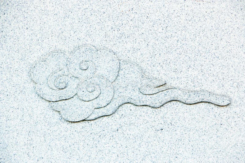 Stone Wall Carved in China Pattern. Stock Image - Image of relief ...