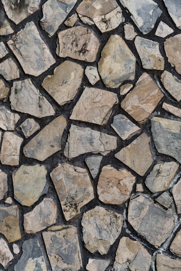 Stone Wall stock image. Image of architecture, brown - 79612867