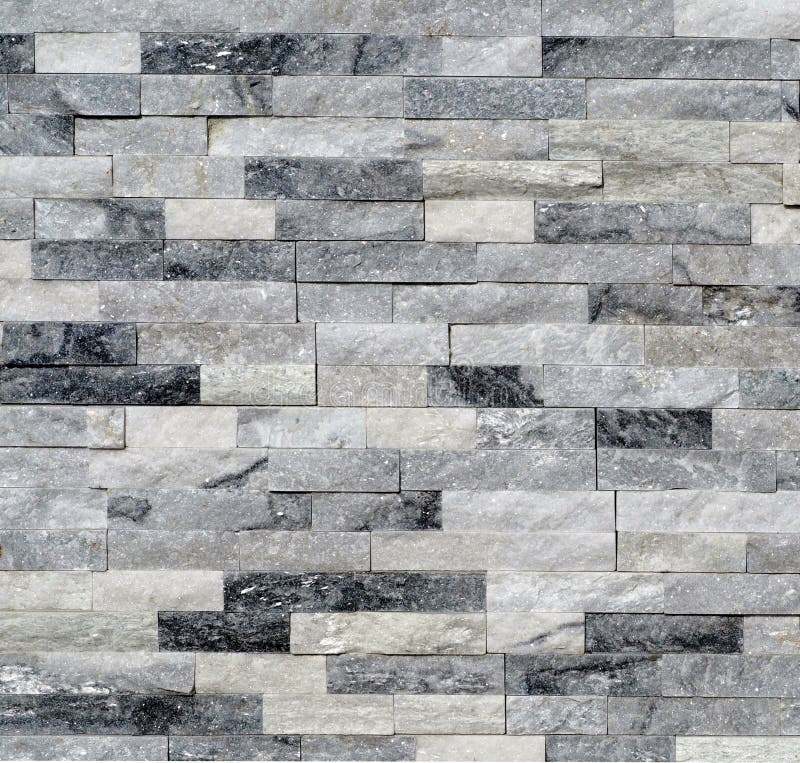 Stone Wall Cladding Made of Stacked Stripes Rocks. the Colors are from ...