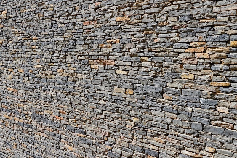 Stone Wall Cladding from Natural Stone Close Up Stock Photo - Image of ...