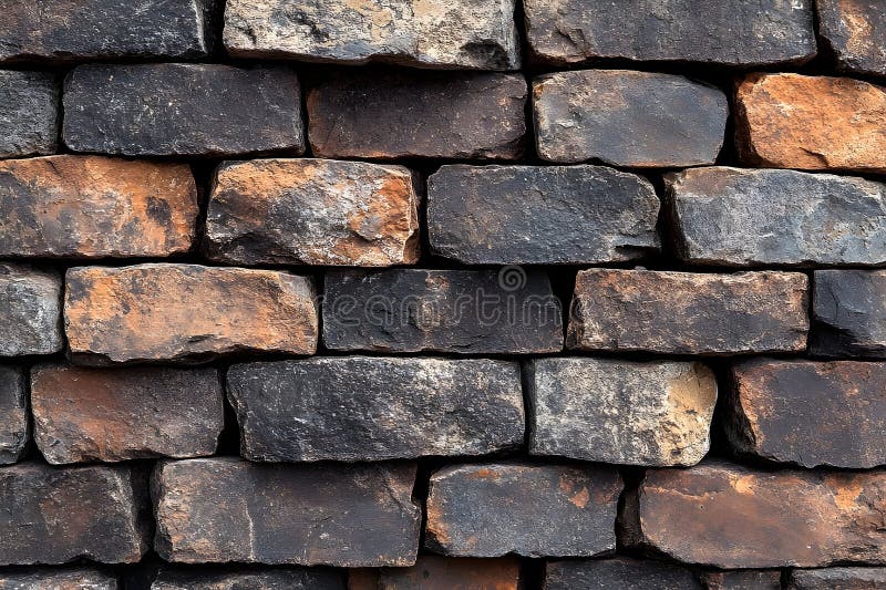 Rustic Brick Wall Texture stock illustration. Illustration of ...