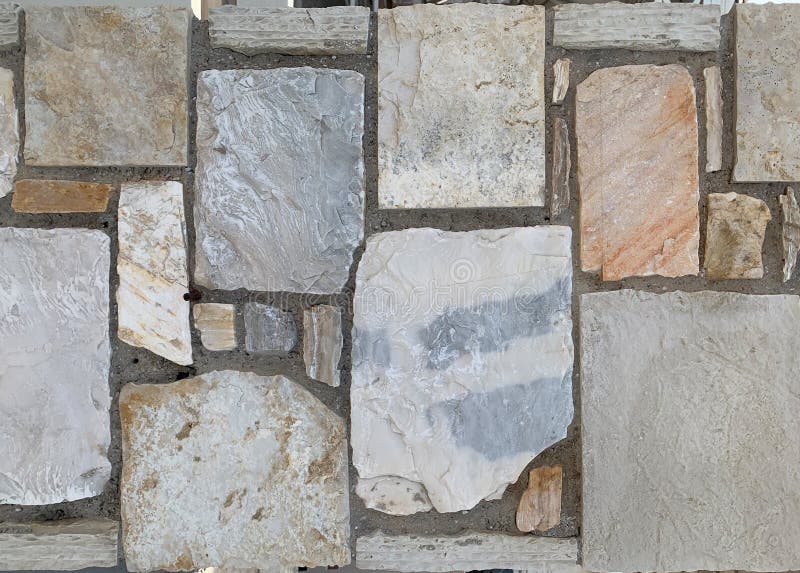 Stone Wall Closeup, Natural Masonry Texture for Grunge Background ...