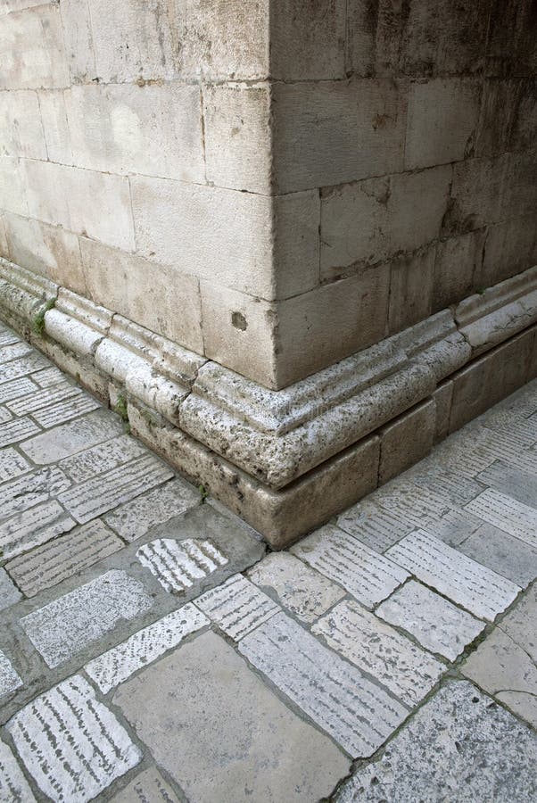 Stone wall corner stock photo. Image of edge, building - 41001156
