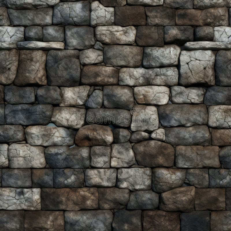 Medieval Stacked Stone Texture: Detailed and Ultra Realistic Stock ...