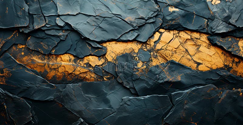 Stone Wall, Dark Texture - AI Generated Image Stock Illustration ...