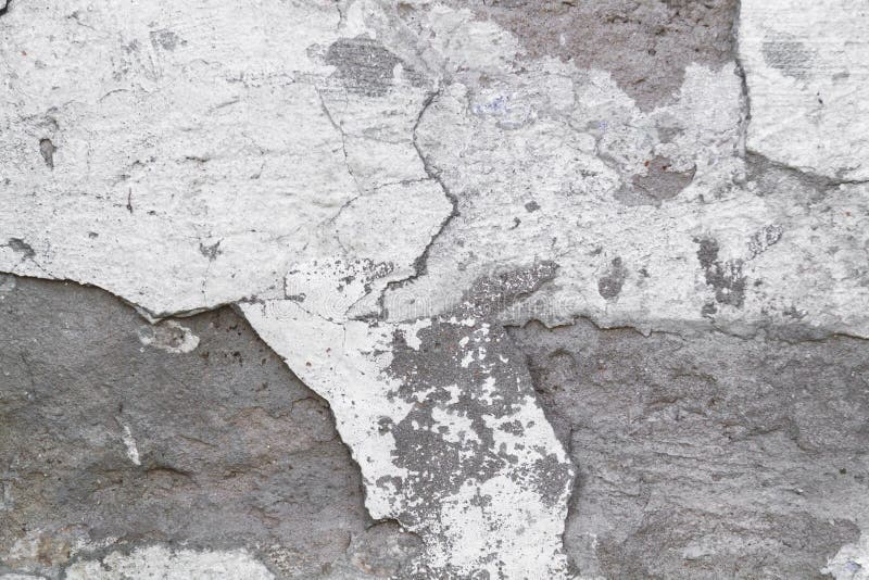 Stone Wall with Deep Cracks. Break in the Ground. Drought and ...