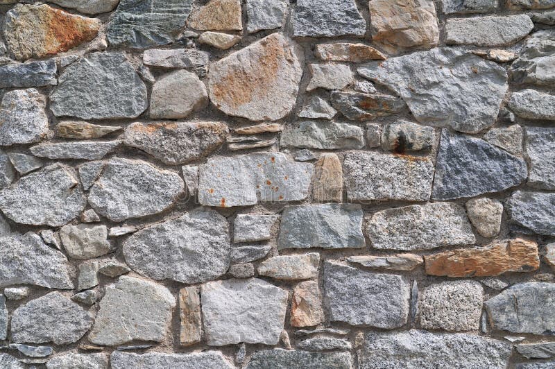 Stone wall detail stock photo. Image of building, stonewall - 15330562