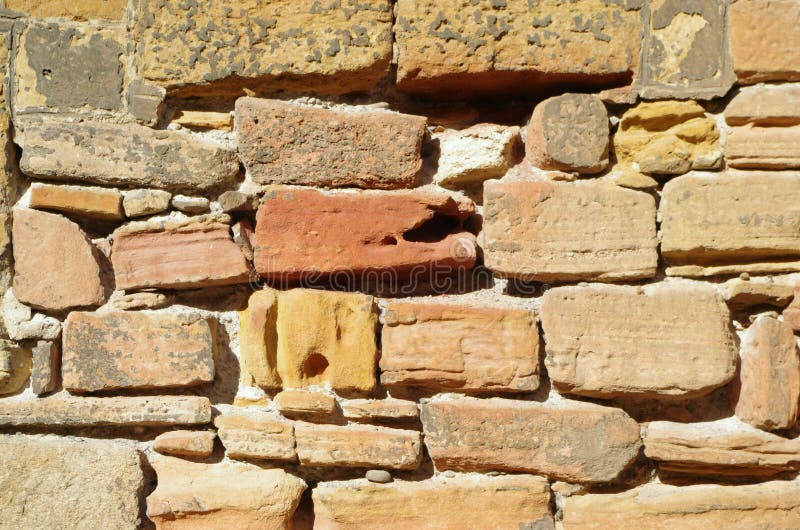 Stone wall - Detail stock photo. Image of barrier, cement - 60089144