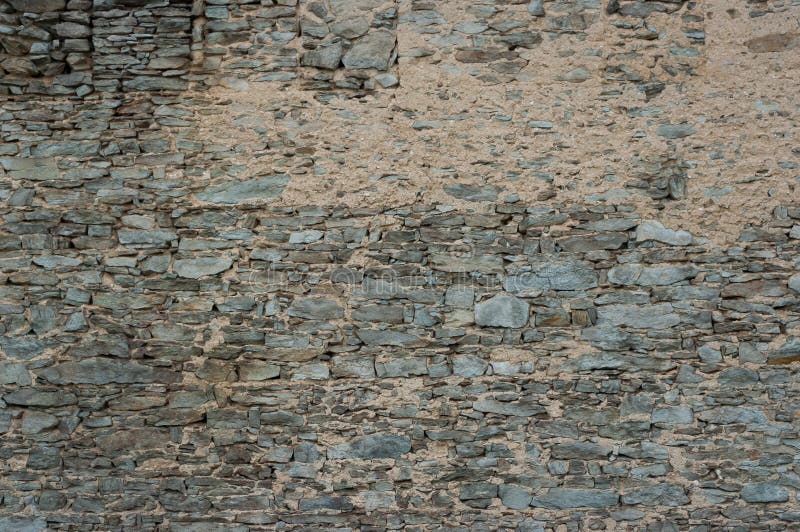 Stone wall, detailed view. stock image. Image of fabric - 176661147